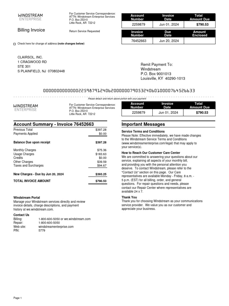 Invoice2259879 6 1 2024 | PDF | Cheque | Debit Card