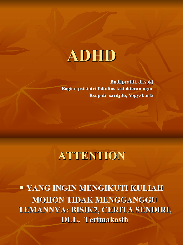 Adhd | PDF