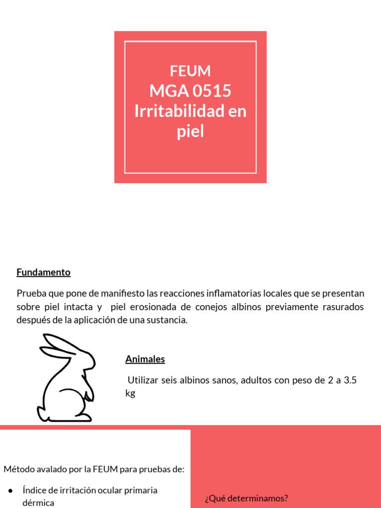 FEUM - MGA 0515 yMGA 0516 | PDF | Ojo | Piel