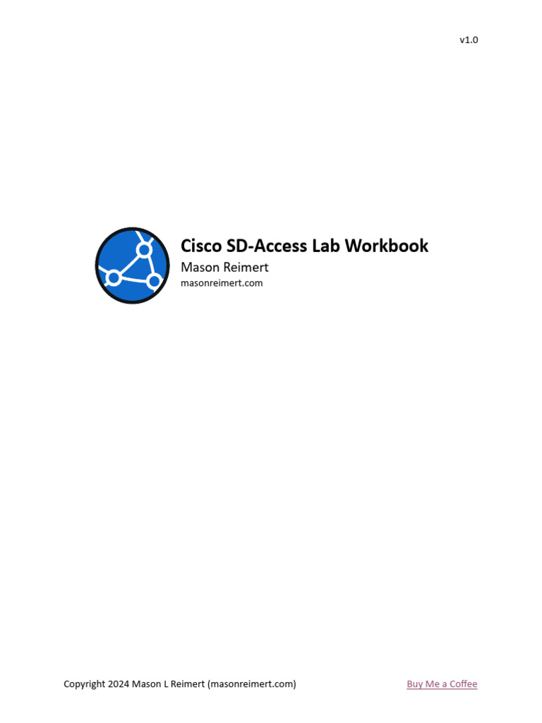 Cisco SD-Access Workbook | PDF | Computer Network | Router (Computing)