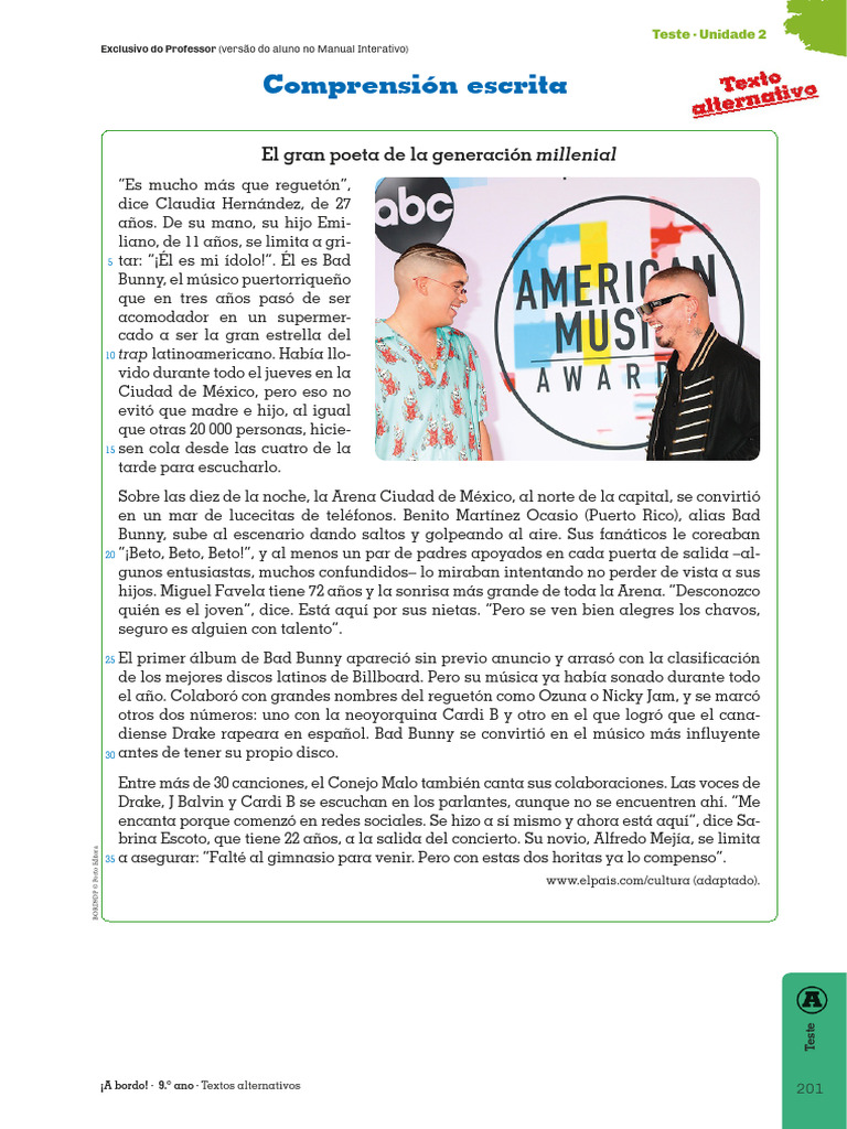 Bord9 Textos Alt U2 A Cot Domin | PDF | Musica Popular