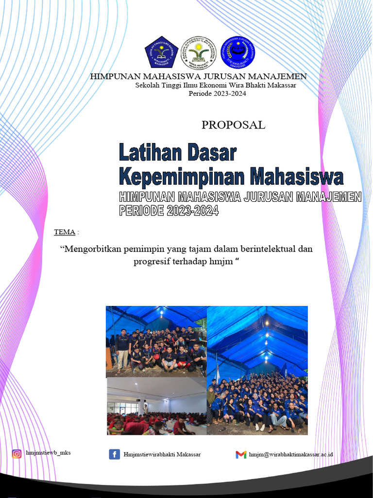 Proposal Kegiatan LDKM 2023 Ke Wisma Kalla | PDF | Karier & Perkembangan
