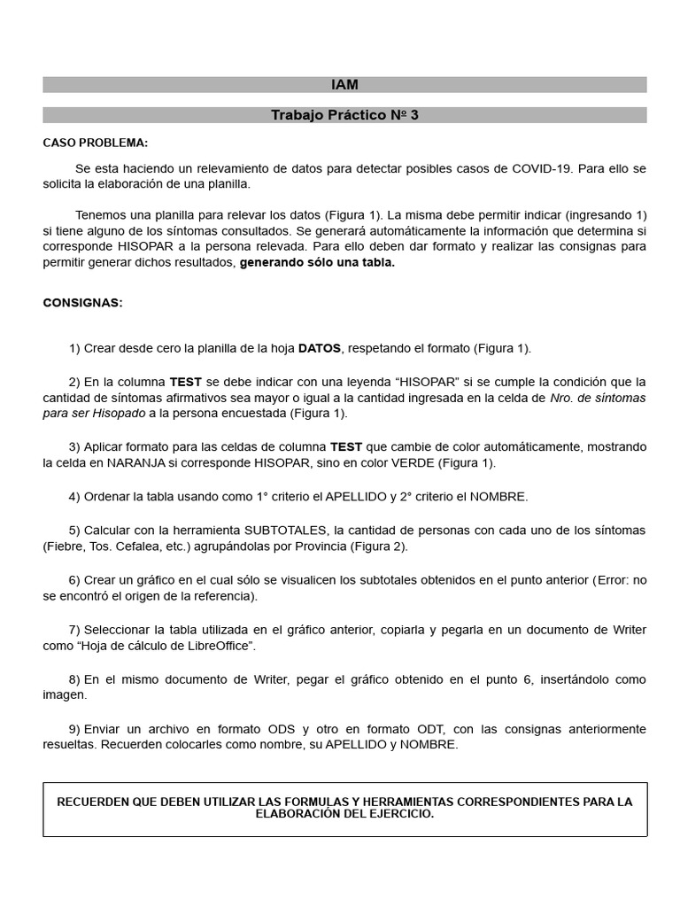 TP 3-Consignas EncuestaCovid19 | PDF