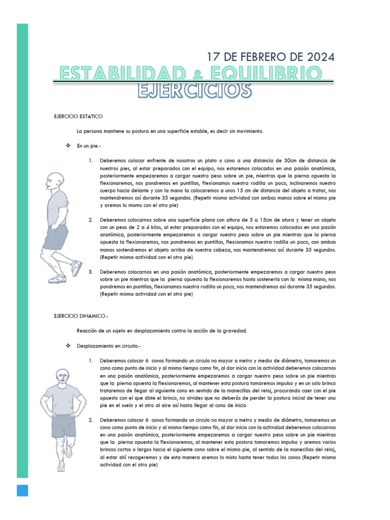 ESTABILIDAD & EQUILIBRIO | PDF