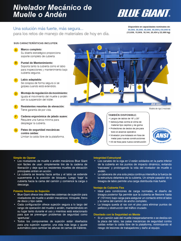 Blue Giant Rampa Niveladora Mecanica | PDF | Camión | Máquina elevadora