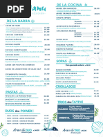 Carta de Embarcadero 41: Precios y Menú | PDF | Mariscos | Alimentos