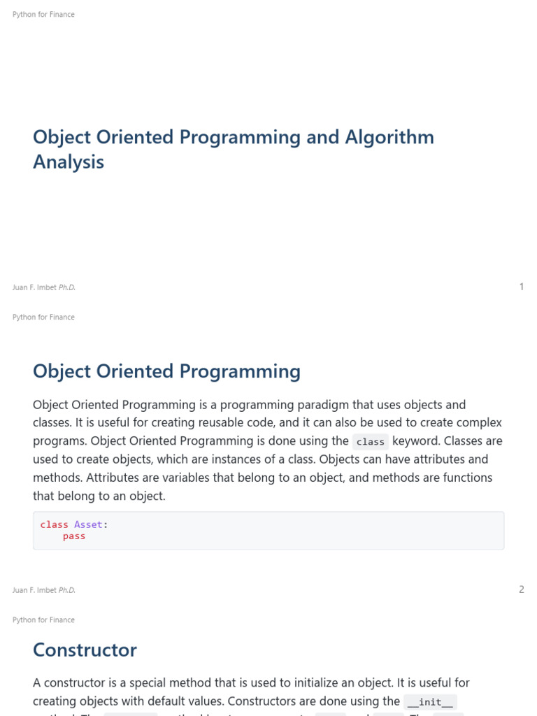 Lesson3 Python | Download Free PDF | Time Complexity | Programming
