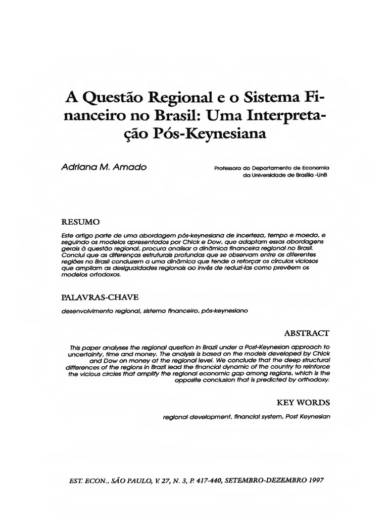 161256-Texto Do Artigo-364401-1-10-20190820 | PDF | Moeda | Economia