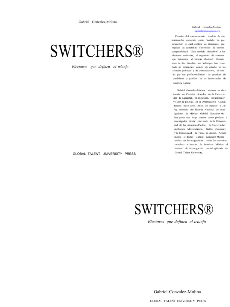 Switchers LARV - 3 | Descargar gratis PDF | Marketing | Mercado (economía) Switchers LARV - 3 | Descargar gratis PDF | Marketing | Mercado (economía)