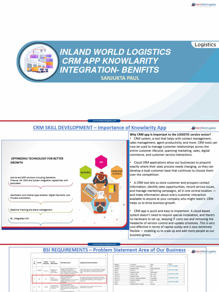 Knowlarity Benefits and Integration | PDF | Customer Relationship Management | Mobile App