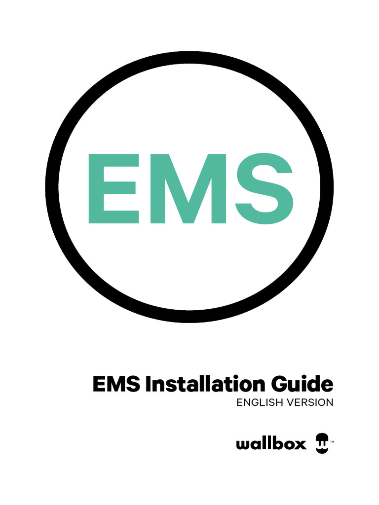 EMS Installation-Guide en | PDF | Electrical Connector | Electrical Wiring