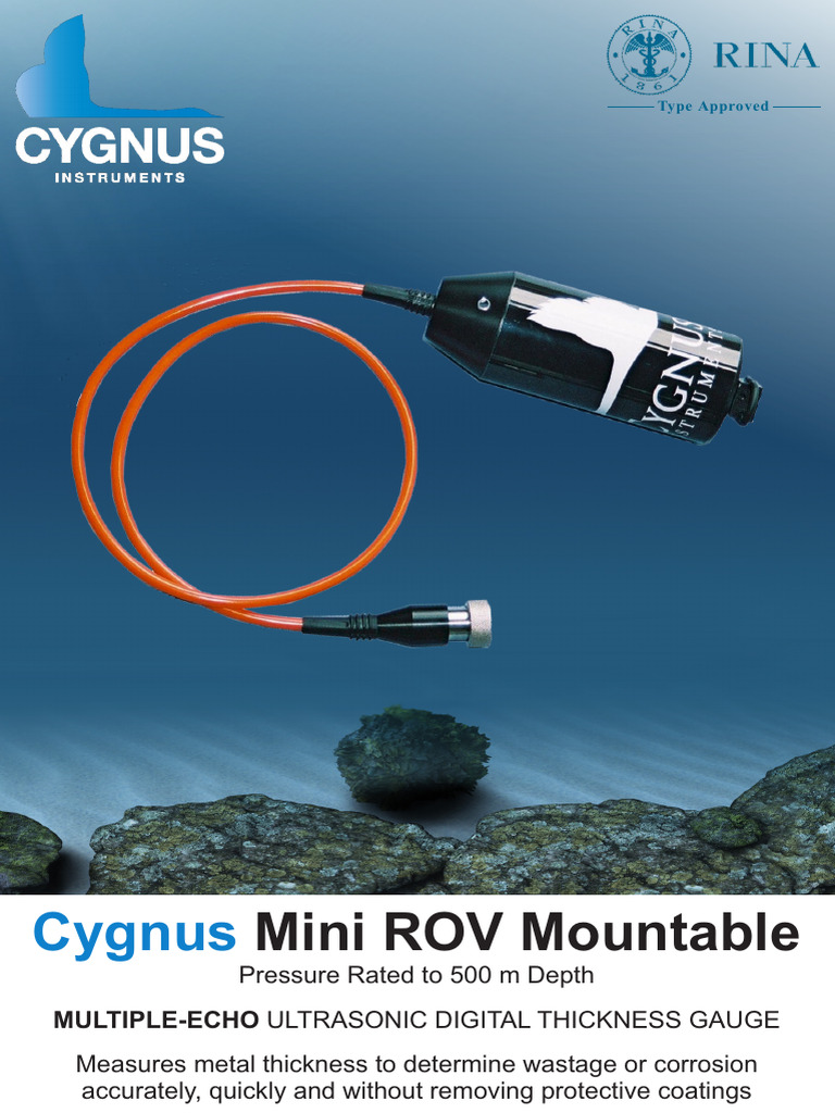 Cygnus-Mini-ROV-Mountable-Data-Sheet | Download Free PDF | Video | Computer Monitor