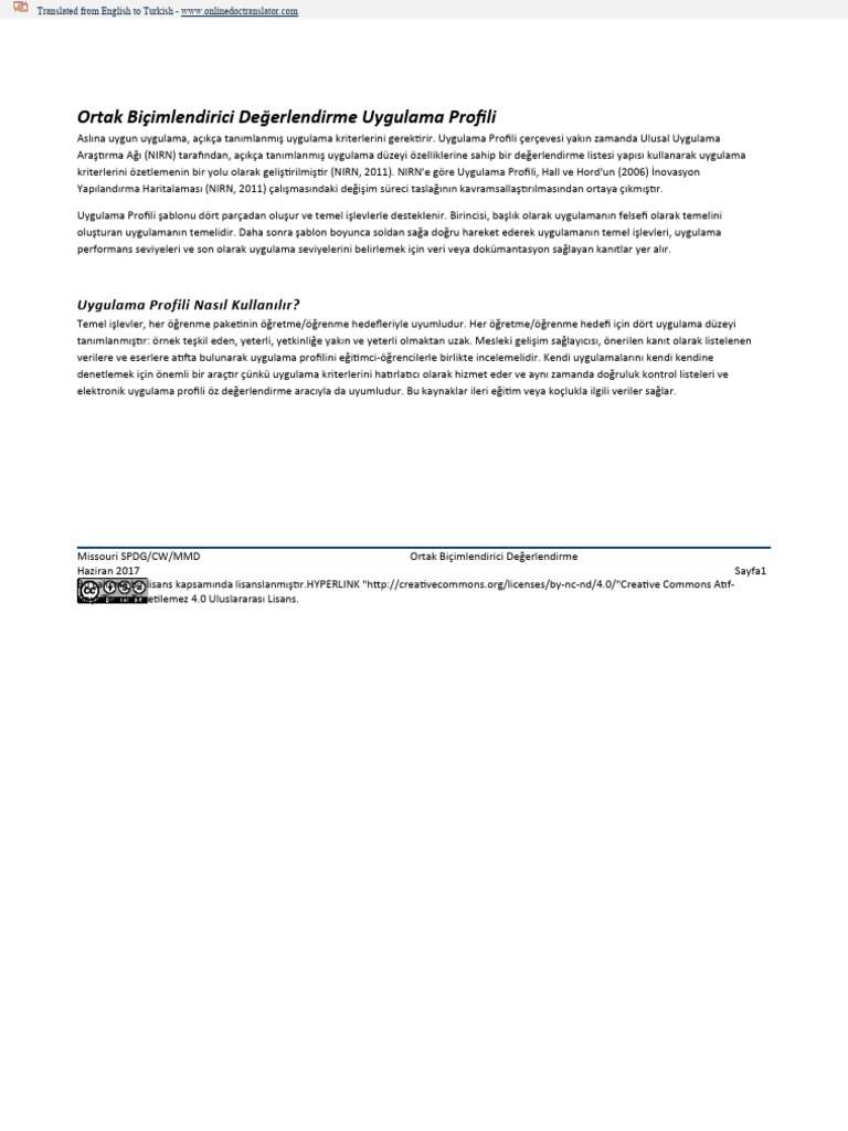 CFA Practice Profile 6 28 17.en - TR | PDF