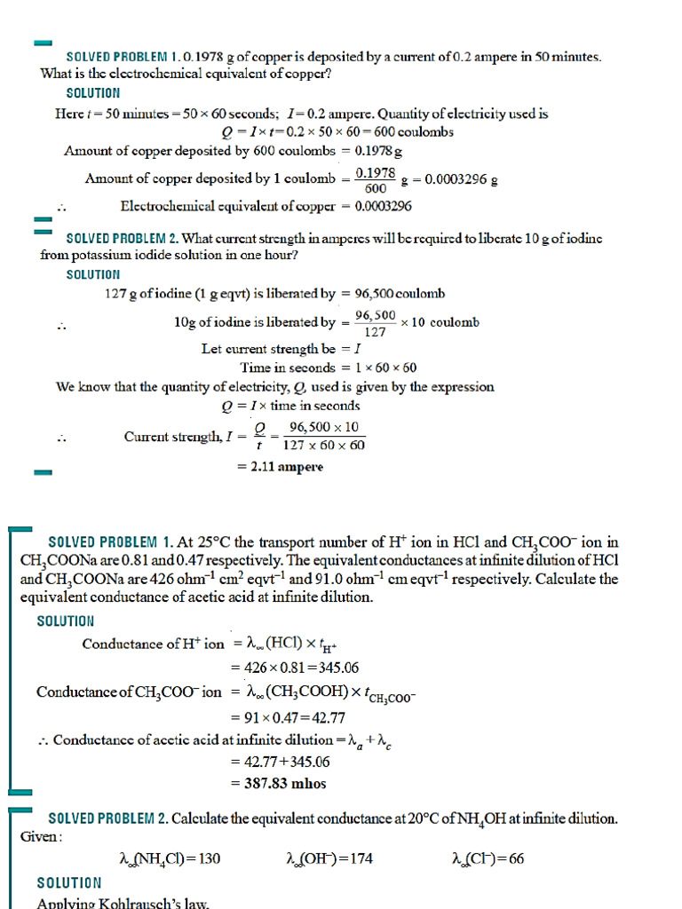 Solved Problems. | PDF