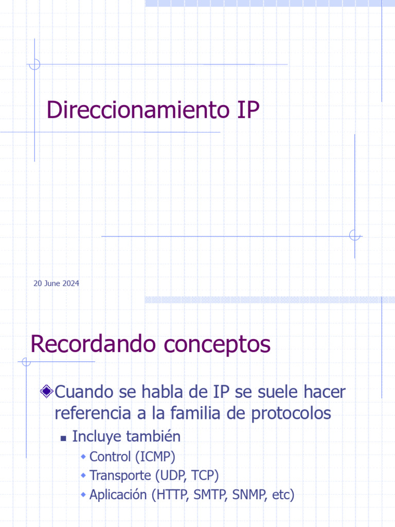 Direccionamiento IP | Descargar gratis PDF | Red de arquitectura ...
