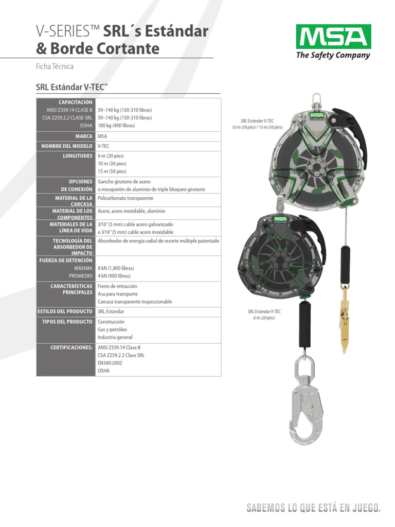 V-TEC y V-EDGE SRL Ficha Tecnica | PDF
