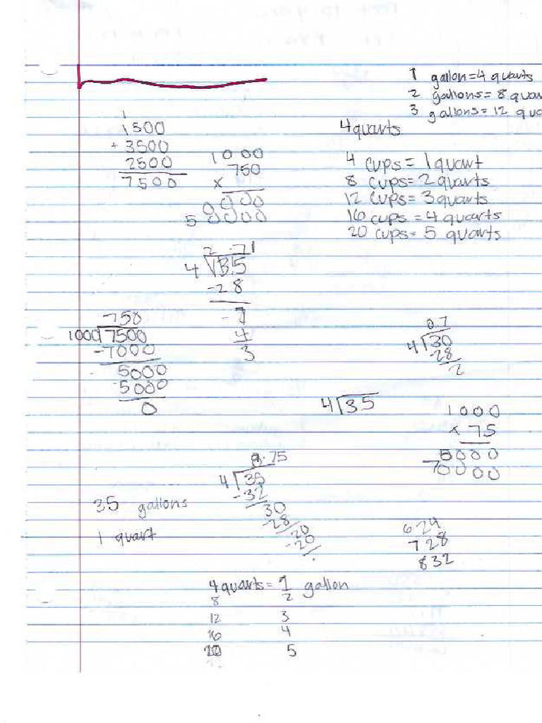Math Worksheet | PDF