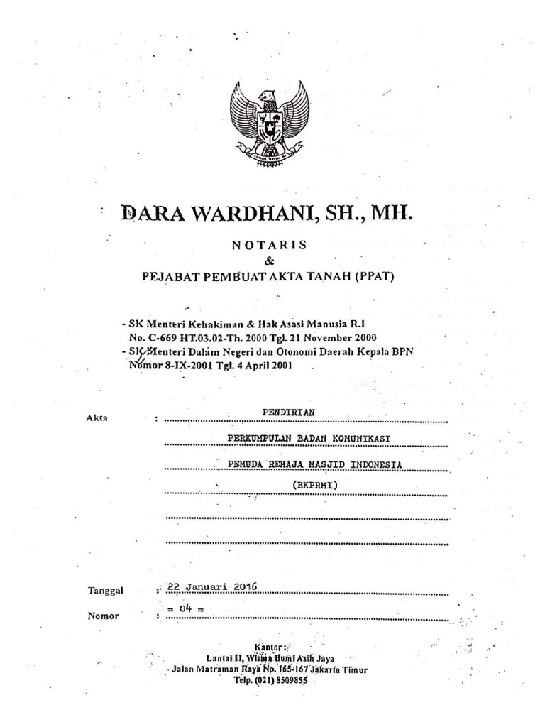 Dokumen DPW BKPRMI - Compressed | PDF