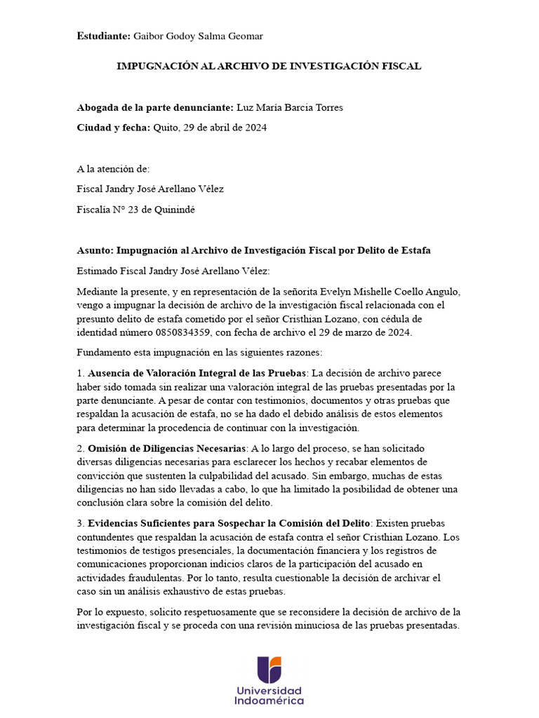 Deber 4 | PDF | Fiscal | Justicia