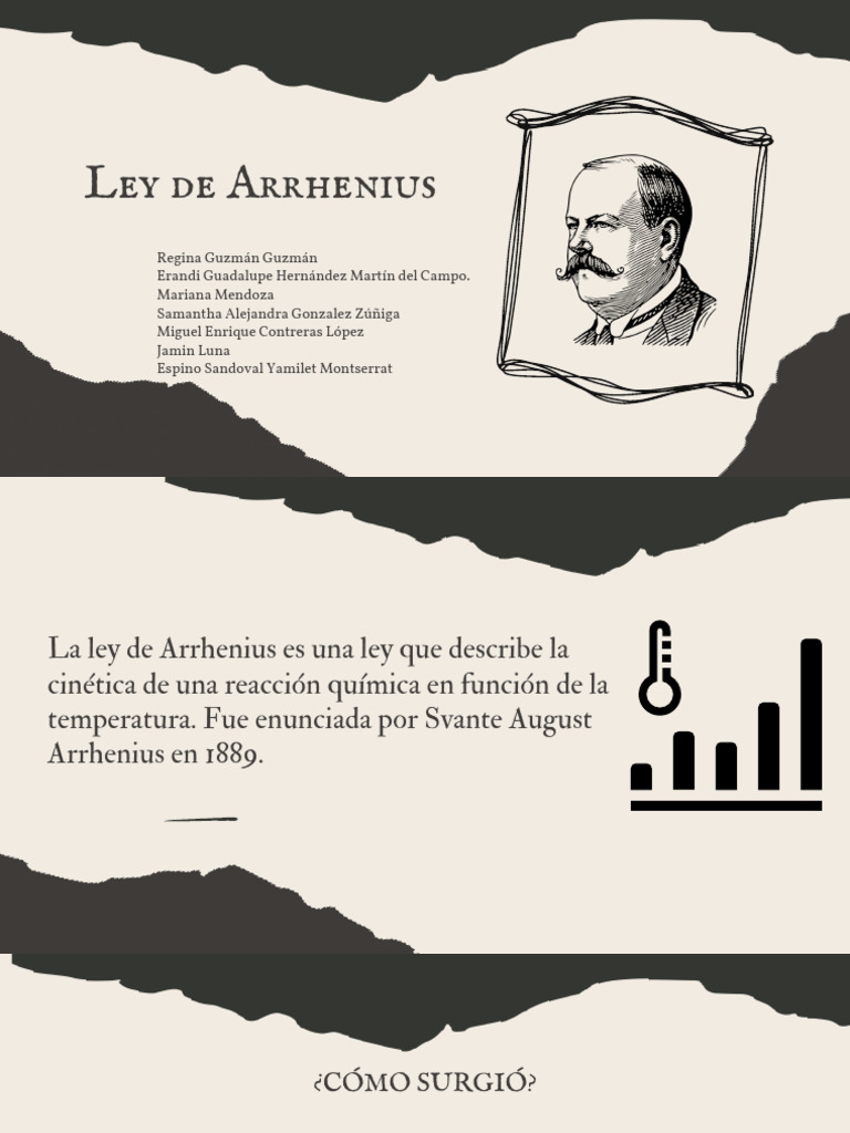 Ley de Arrhenius - 20240426 - 080556 - 0000 | PDF | Cinética química ...