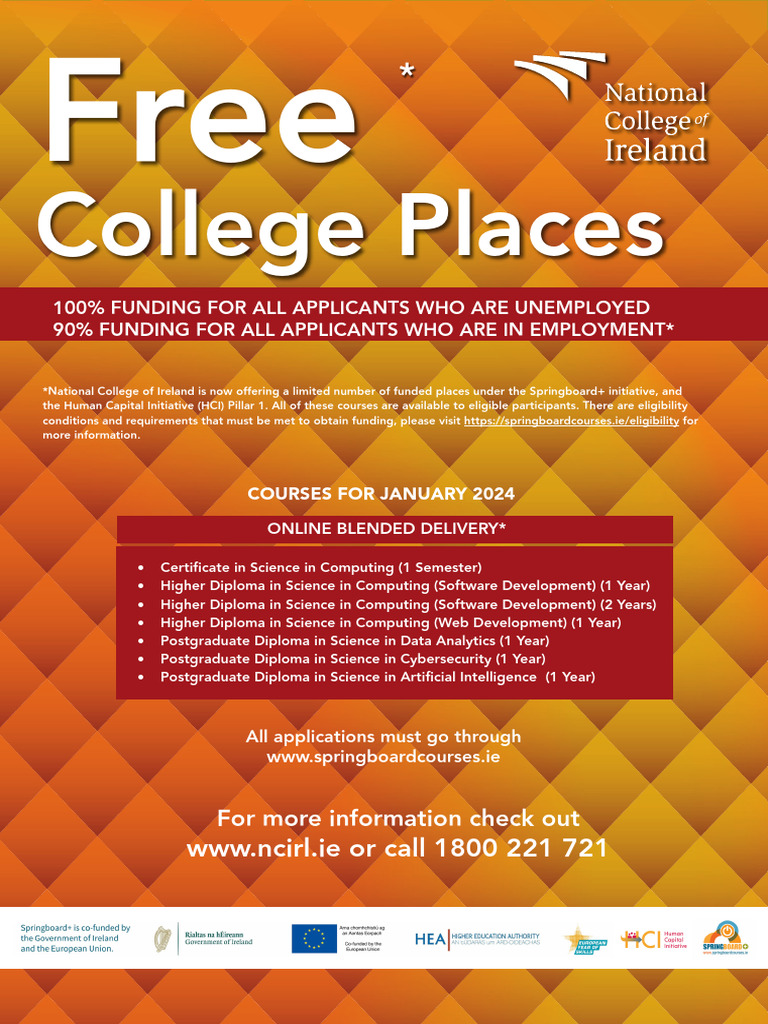 Springboard Jan 2024 Brochure Update | Download Free PDF | Educational ...