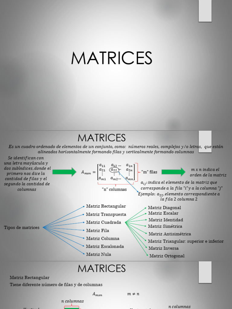2 Matrices | PDF | Matriz (Matemáticas) | Álgebra