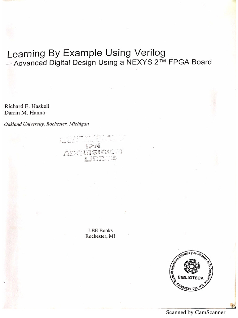 Learning Verilog by Examples | PDF Learning Verilog by Examples | PDF