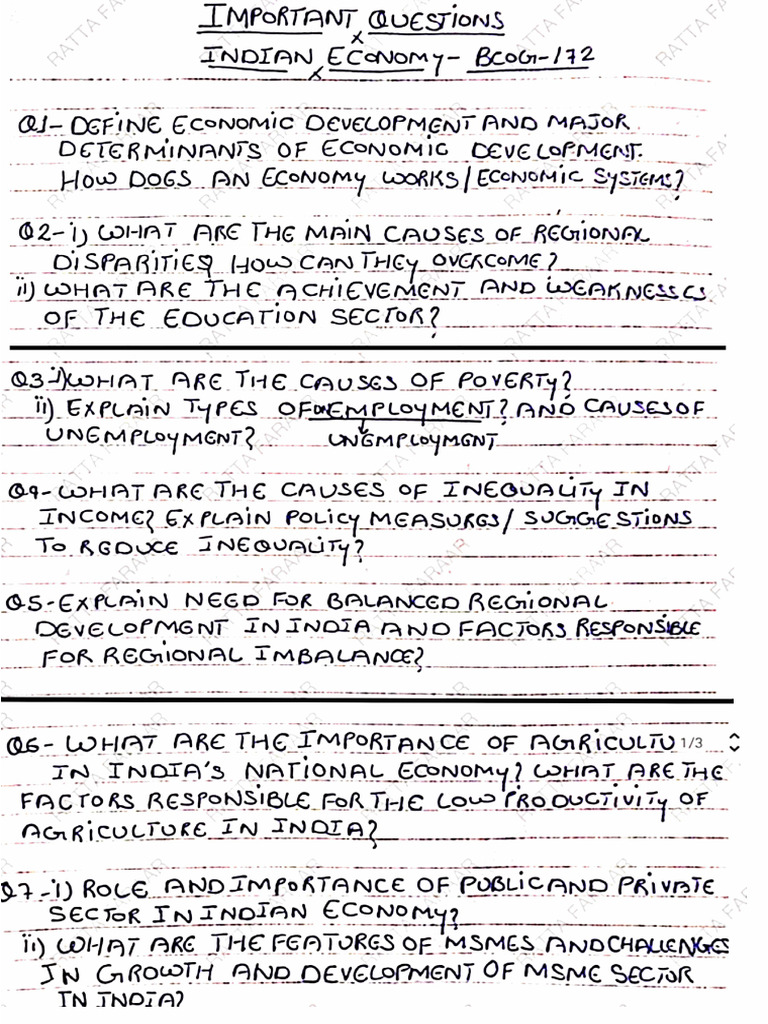 Bcog 172 Important Questions | PDF