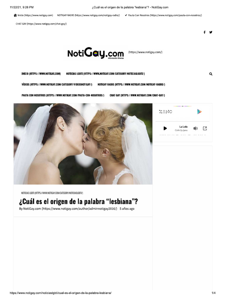 Articulo El Origen De La Palabra Lesbiana Pdf