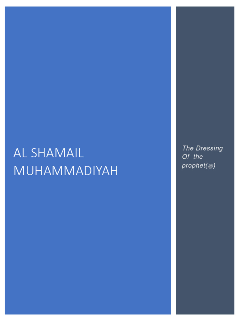 Dressing of The Prophet | PDF | Muhammad | Prophets And Messengers In Islam