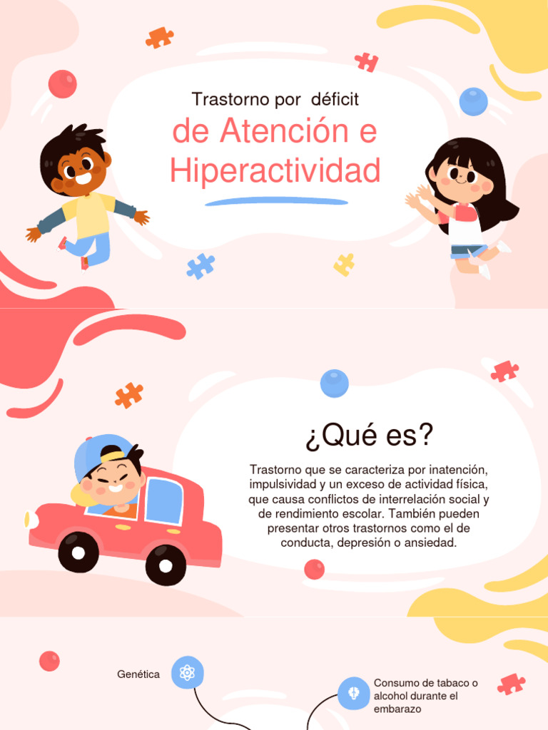 Proyecto TDAH | Descargar gratis PDF | Desorden hiperactivo y deficit de atencion | Sicología