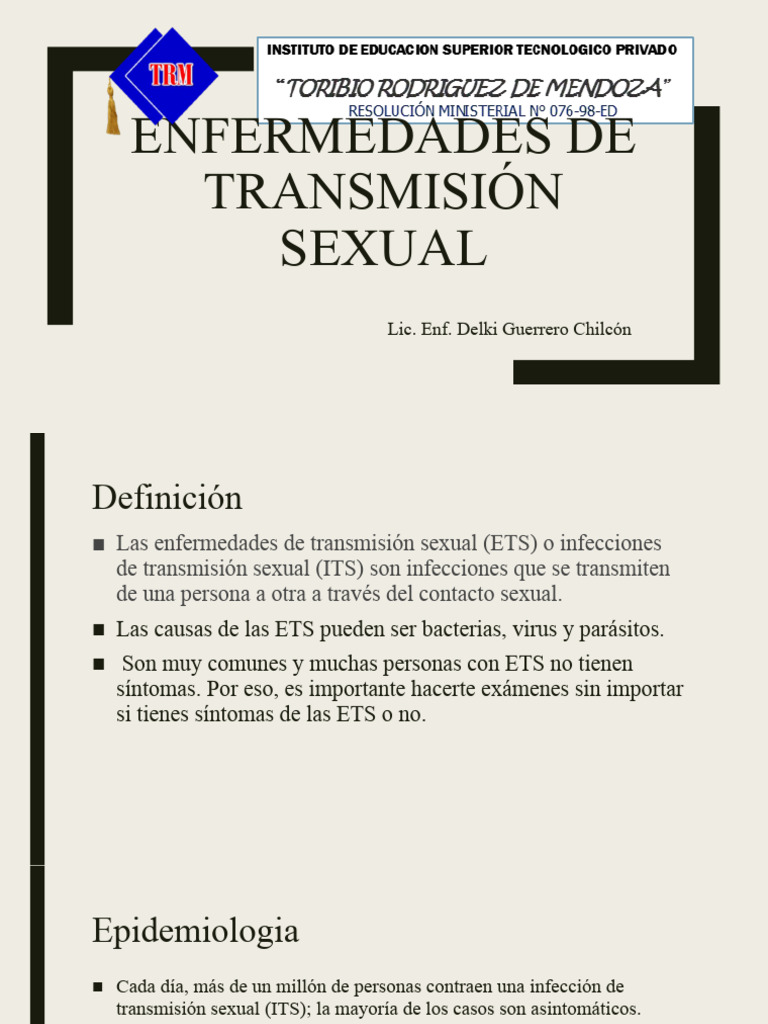 Its Clase Instituto TRDM | PDF | Infección transmitida sexualmente ...