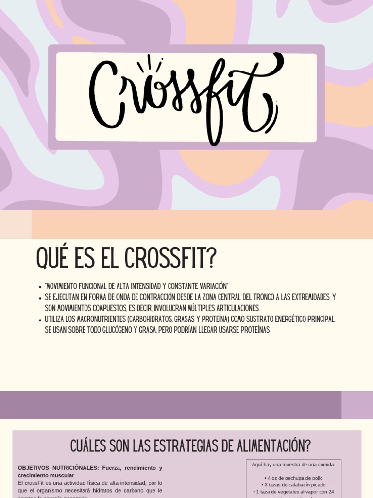 Guía Nutricional y Entrenamiento CrossFit | PDF | Nutrición | Dieta y ...