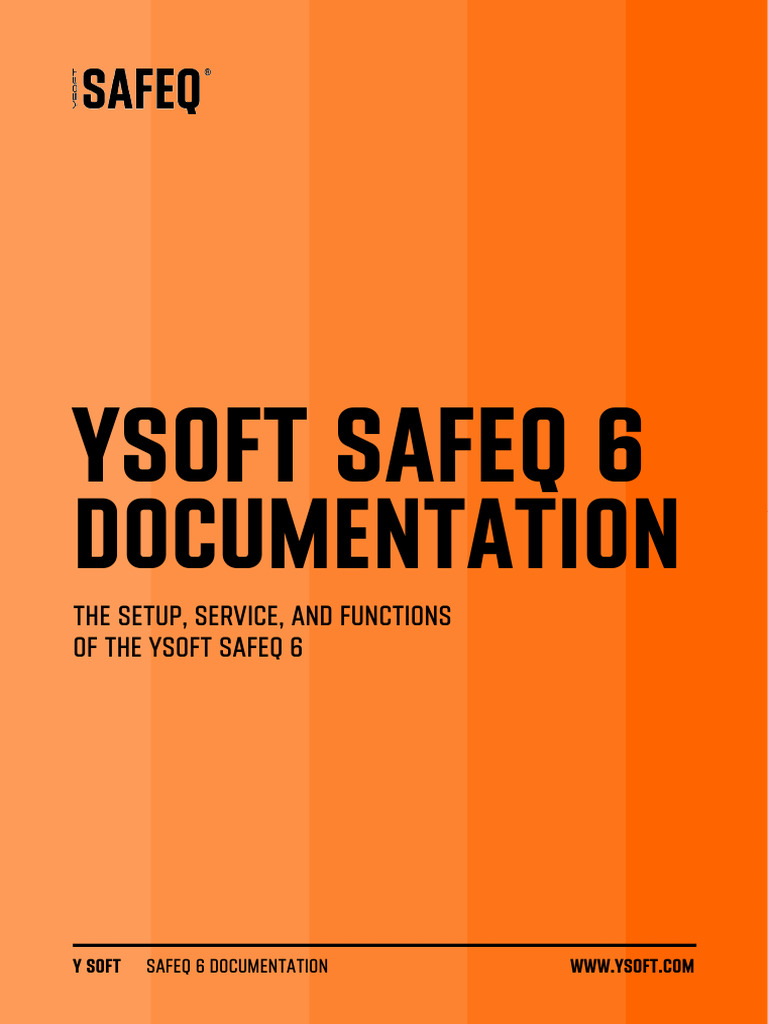 Ysoft Safeq 6 Build 50 Documentation Download Free Pdf Personal Identification Number 