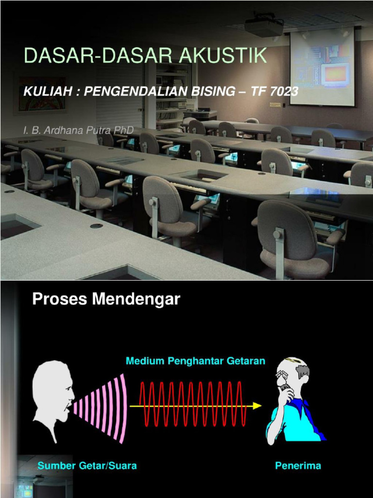 Dasar Dasar Akustik | PDF