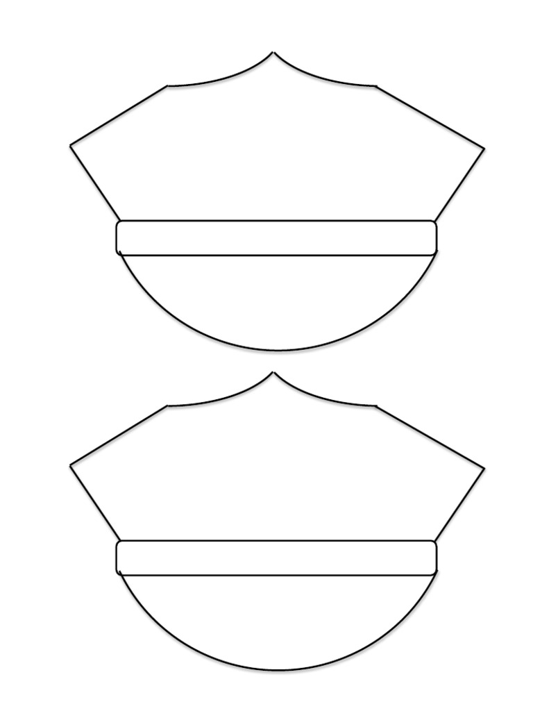 PoliceHatTemplatePrintable 1 | PDF