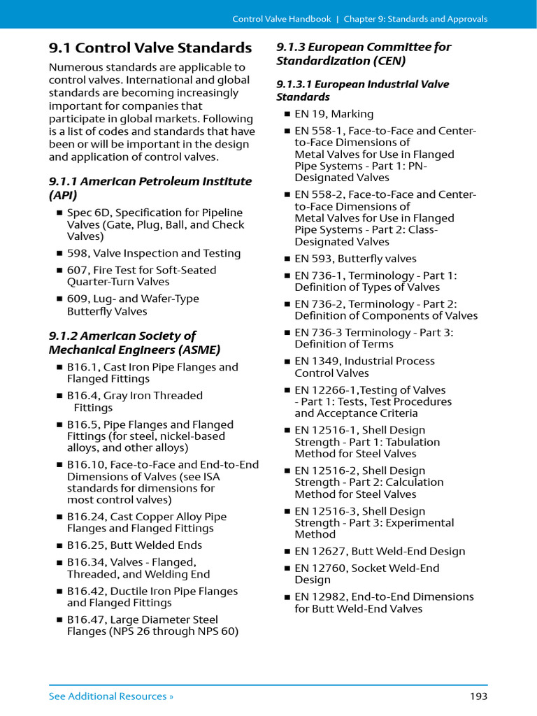 Control-Valve-Handbook-En-3661206 Page 193 | PDF | Pipe (Fluid Conveyance) | Valve