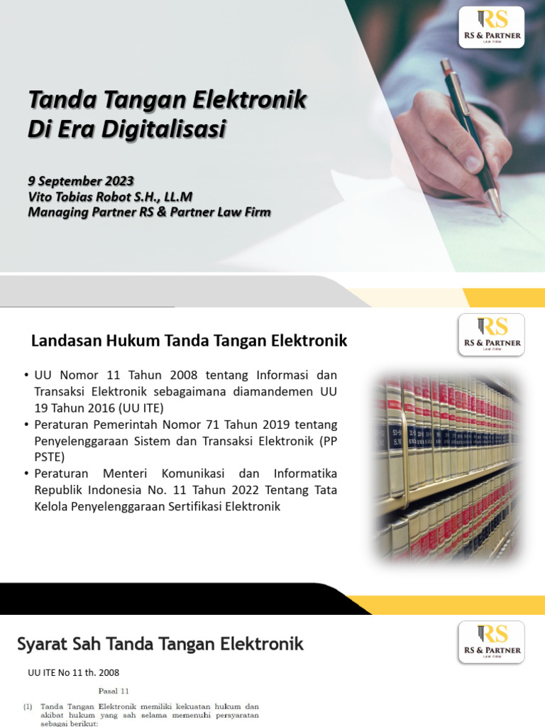 TTE Solusi Digitalisasi - RS Law Firm - Rev 0 3 (E-Meterai TTD ...