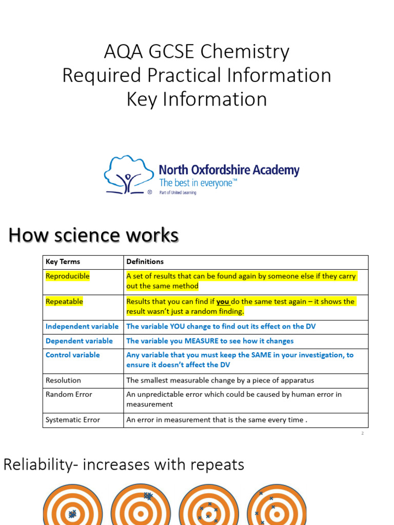 GCSE_Chemistry_RP_booklet | PDF | Precipitation (Chemistry) | Acid