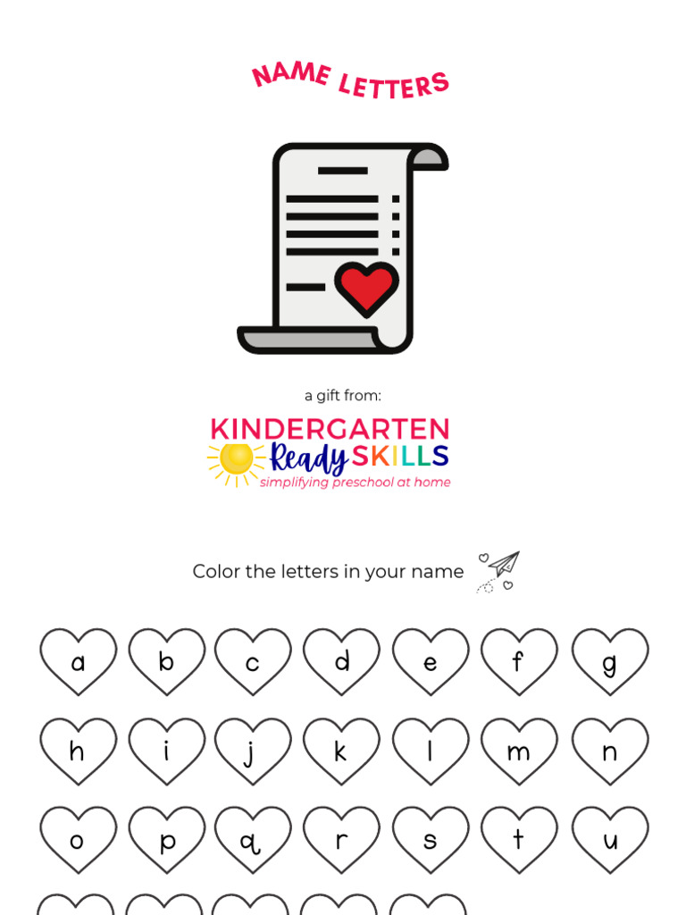 Vday Freebies Day 6 KRS Name Letters | PDF