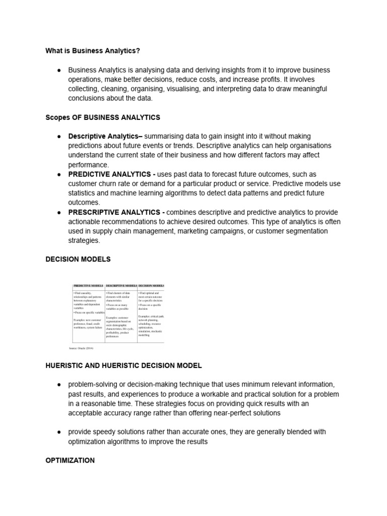What is Business Analytics | Download Free PDF | Analytics | Relational Database