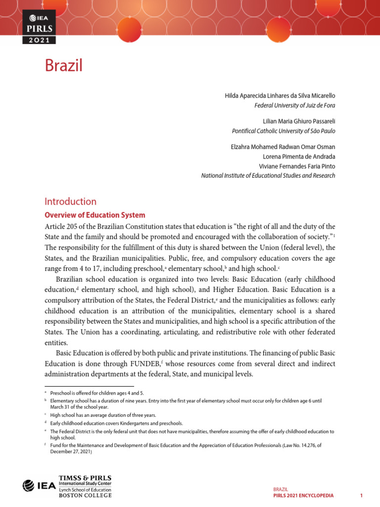 Brazil | PDF | Internet | Literacy