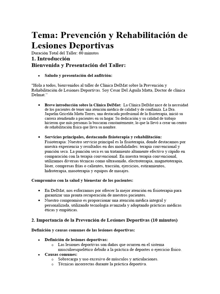 Lesiones Deportivas | PDF | Terapia física | Flexibilidad (anatomía)