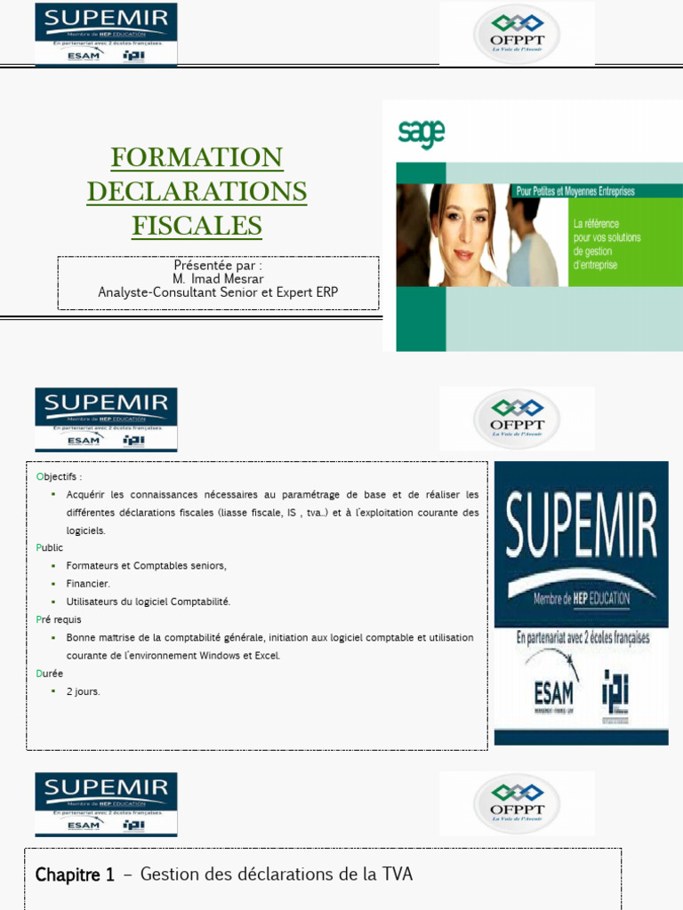 Gestion des Déclarations Fiscales | PDF | Microsoft Excel | XML