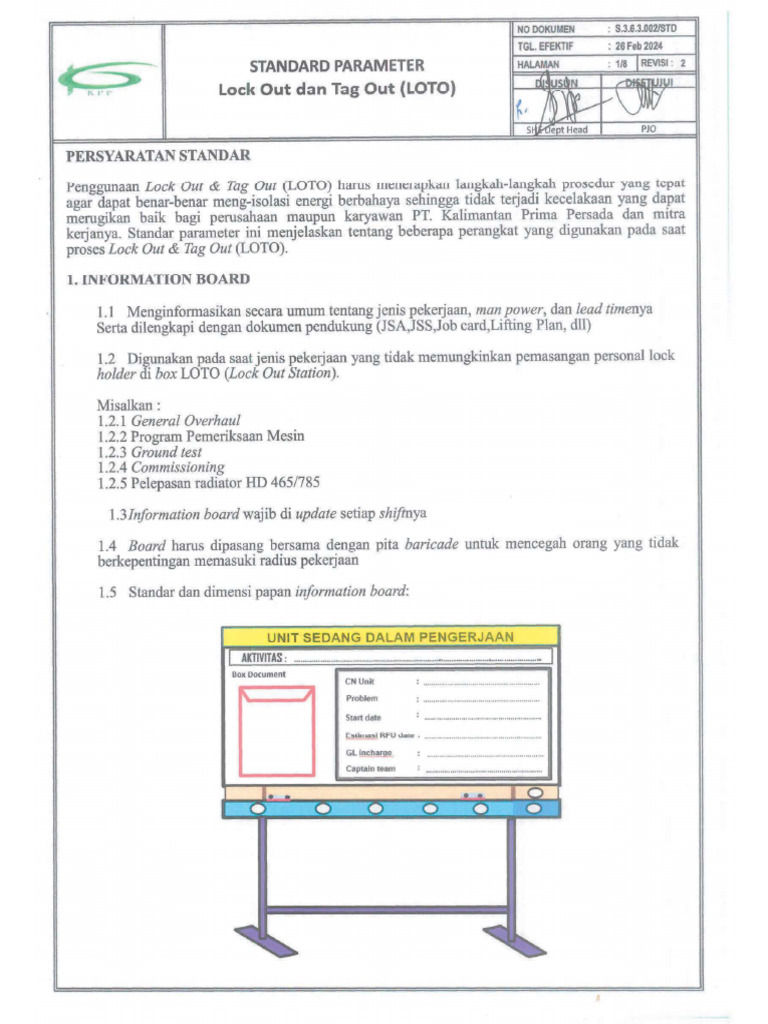 S.3.6.3.002 - STD Lock Out Tag Out | PDF