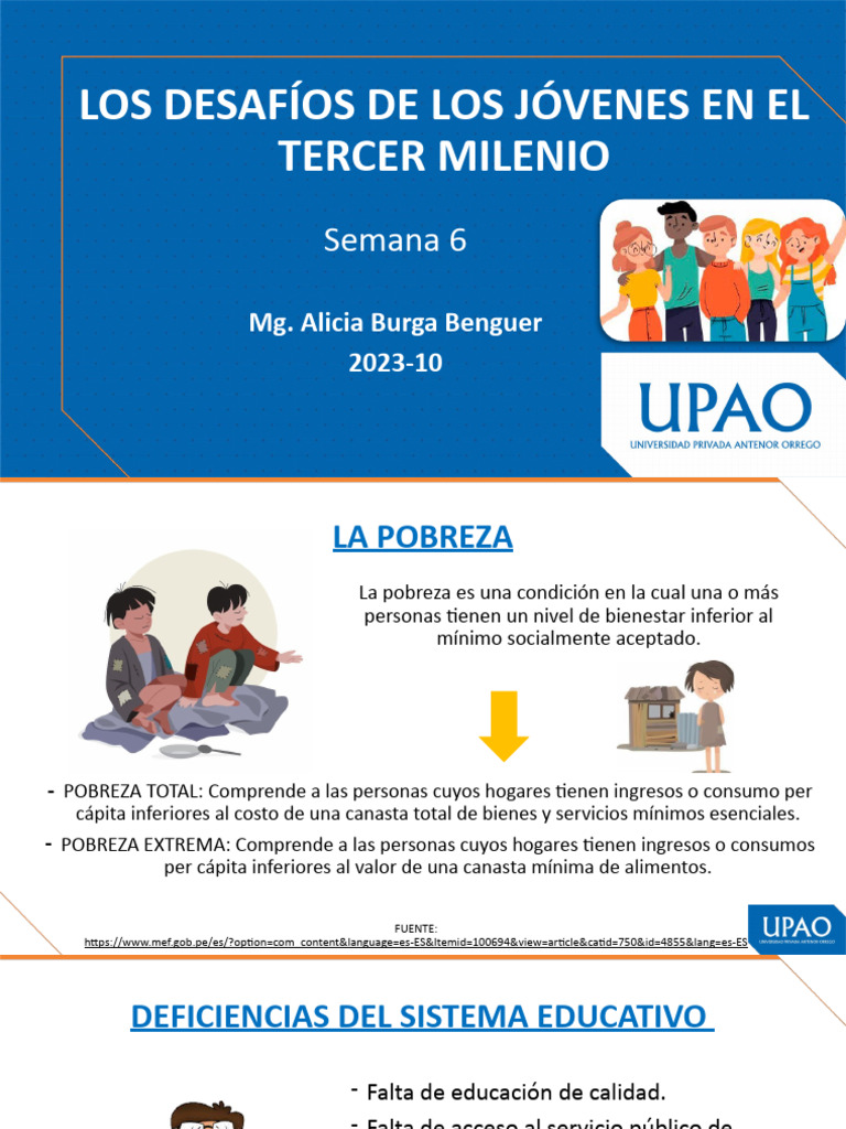 Semana 6. | PDF | Pobreza | Pobreza e indigencia
