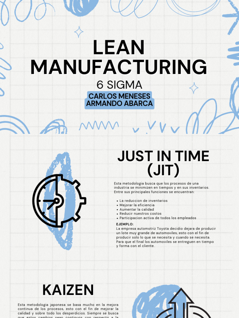 Metodologias Lean Manufacturing | PDF | Lean Manufacturing | Procesos de negocio