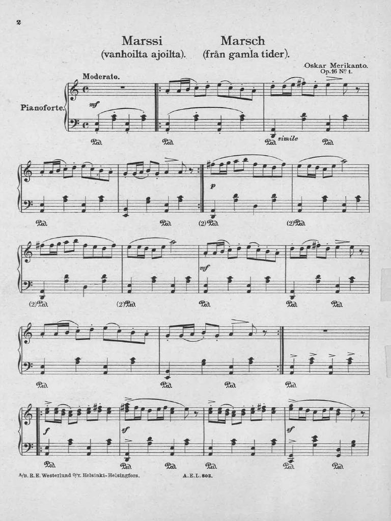 OMerikanto Op16no1 Imslp | PDF