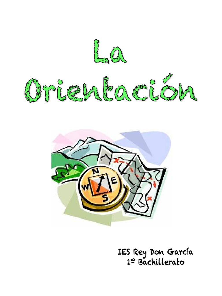 Orientación 1º Bach | PDF | Brújula | Mapa