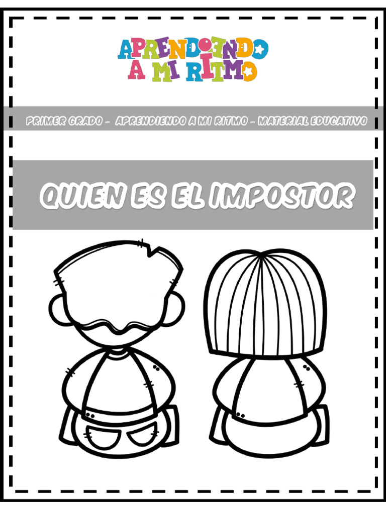 Encuentra al Impostor en el Abecedario | PDF | Artes del Lenguaje y ...